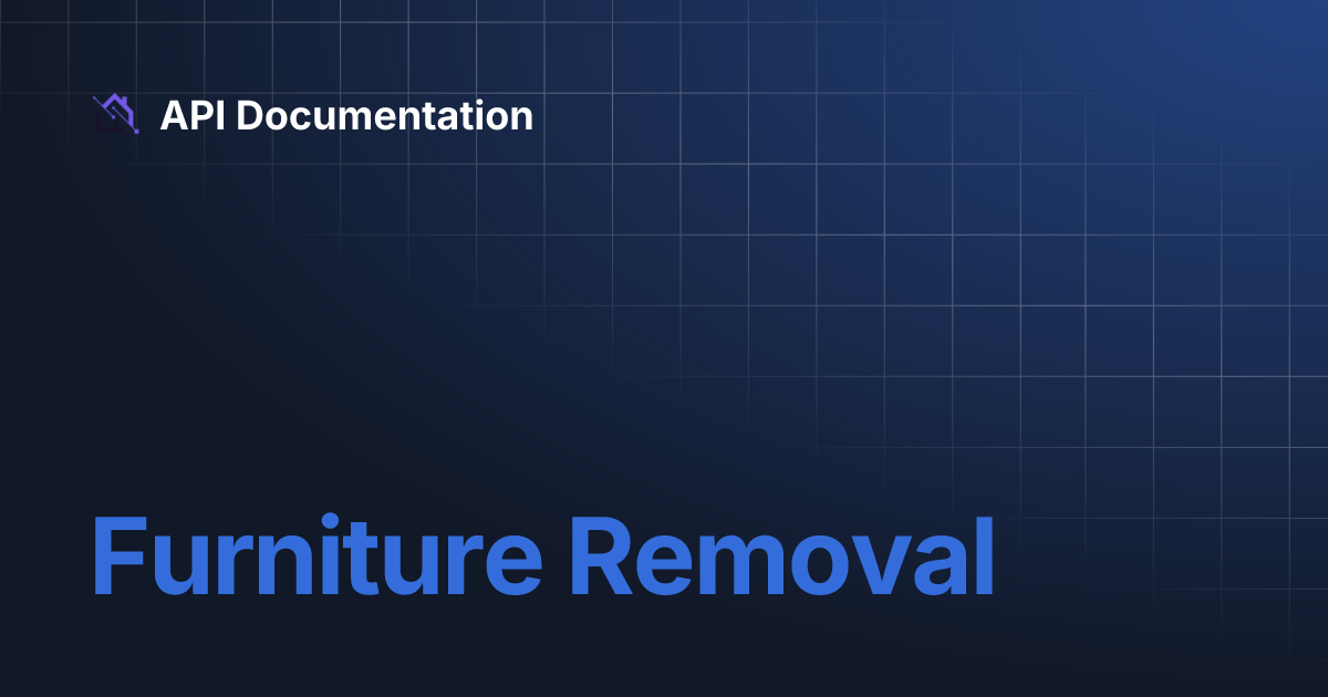 Furniture Removal | API Documentation
