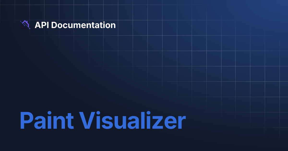 Paint Visualizer | API Documentation